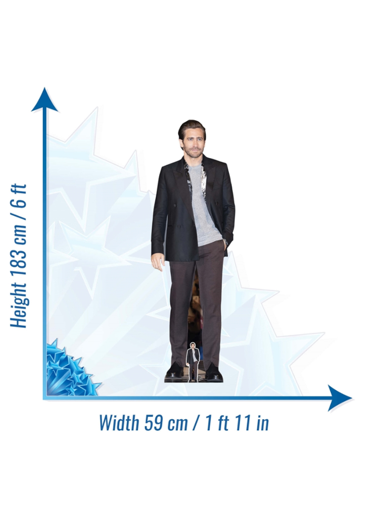 Jake Gyllenhaal Actor Lifesize Cardboard Cutout With Free Mini Standee